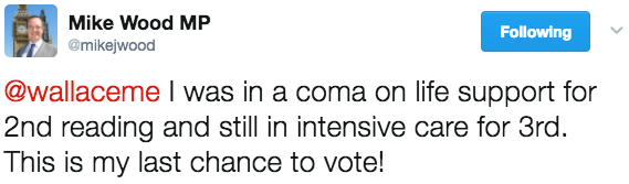 The Government gains a vote for Article 50 as Wood returns from illness ...