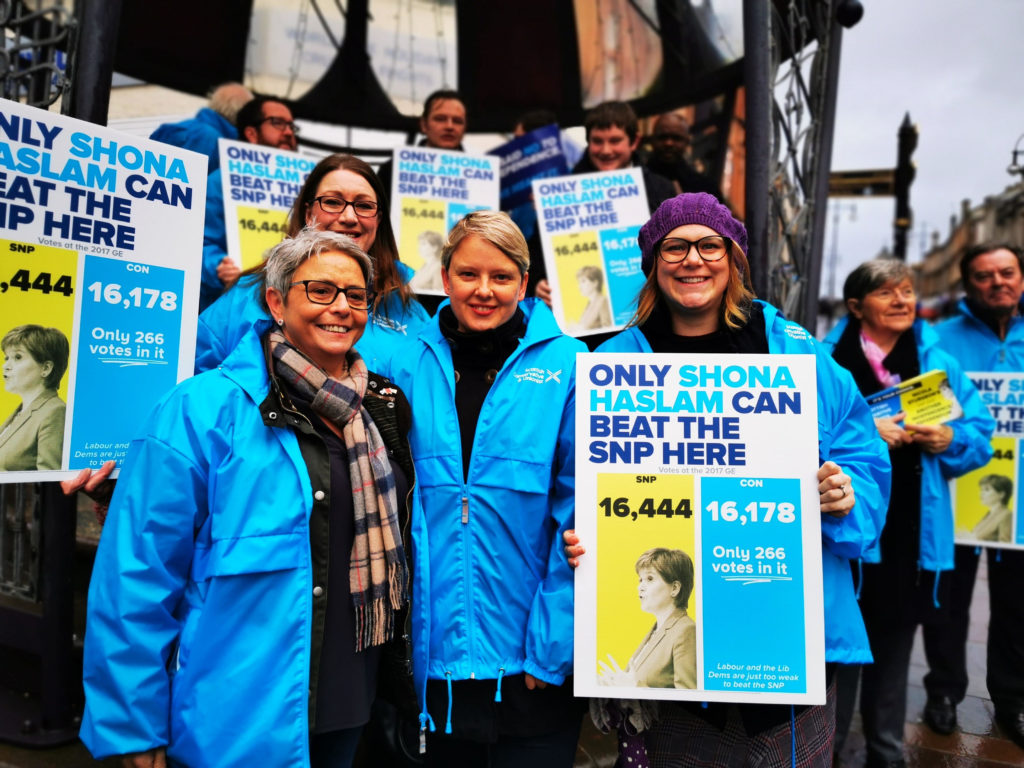 Shona Haslam: With three weeks to go here in Lanark & Hamilton East, it ...